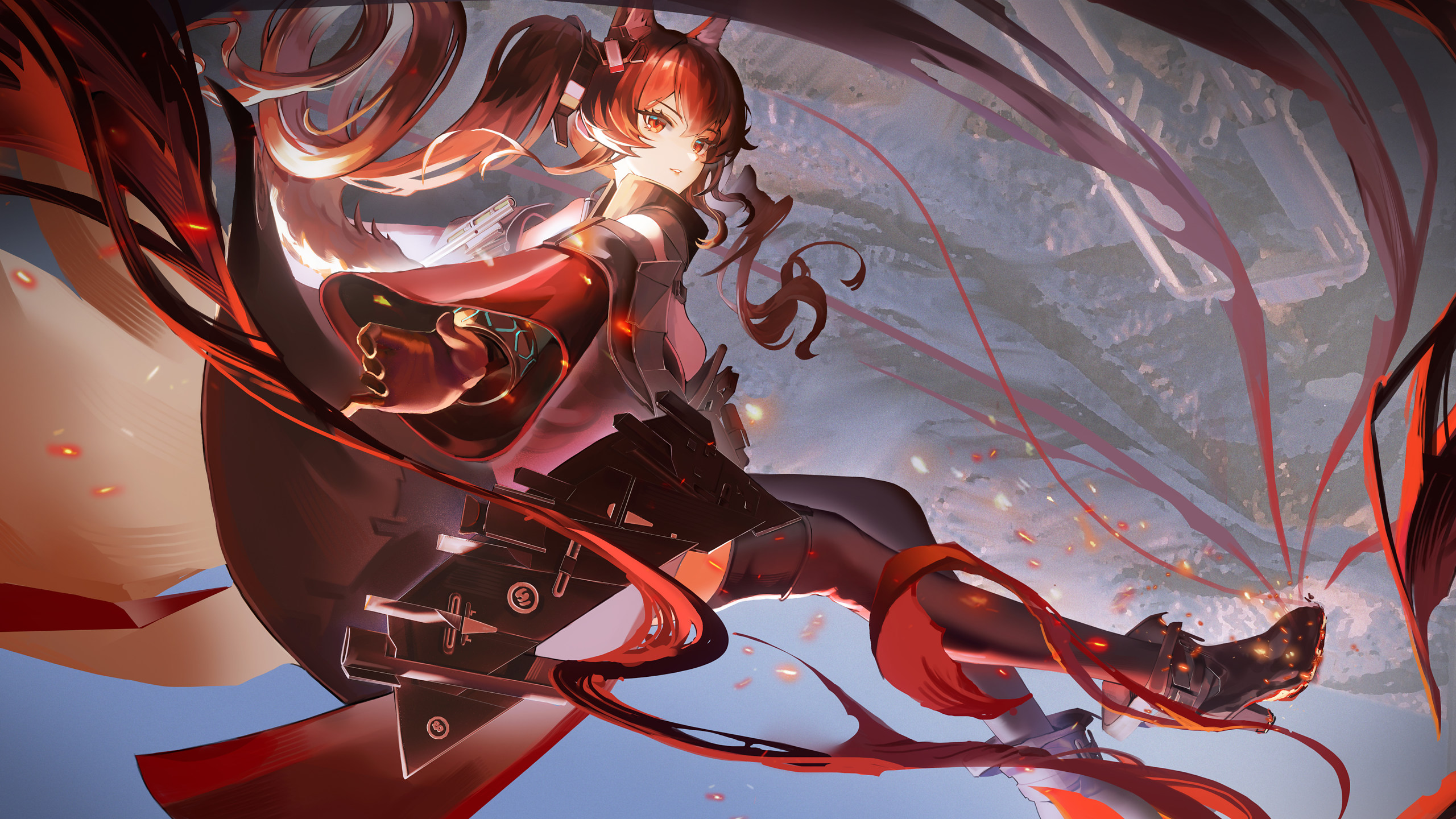 Angelina Arknights Endfield Redhead 4k Wallpaper | PixieWall