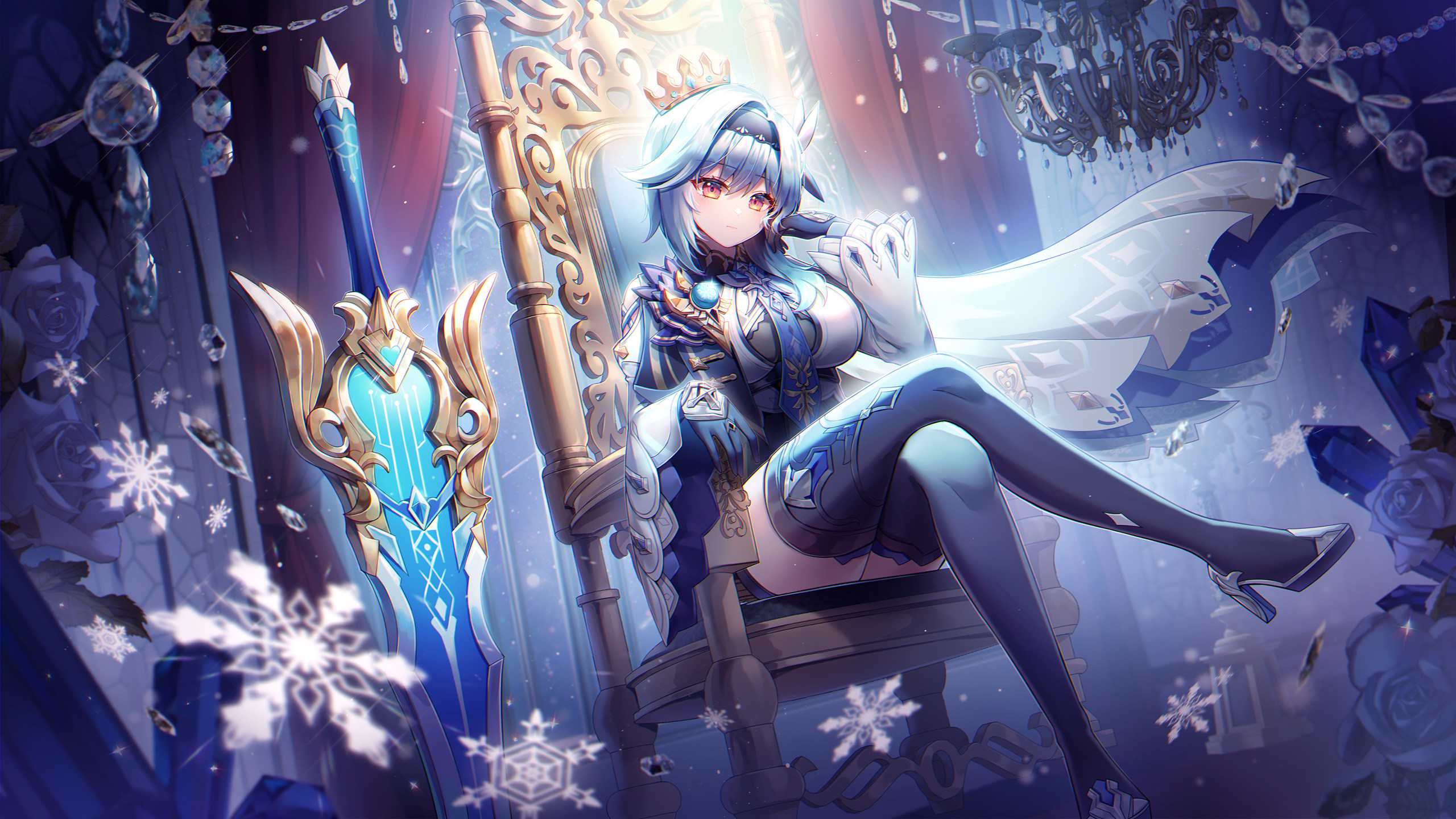 Eula Genshin Impact Song Of Broken Pines 4k Wallpaper | PixieWall