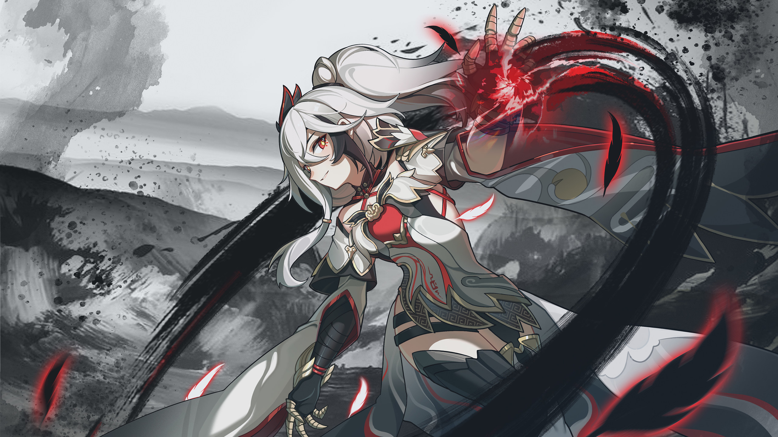 Fu Hua Crane Of Taixuan Alternate Costume 4k Wallpaper | PixieWall