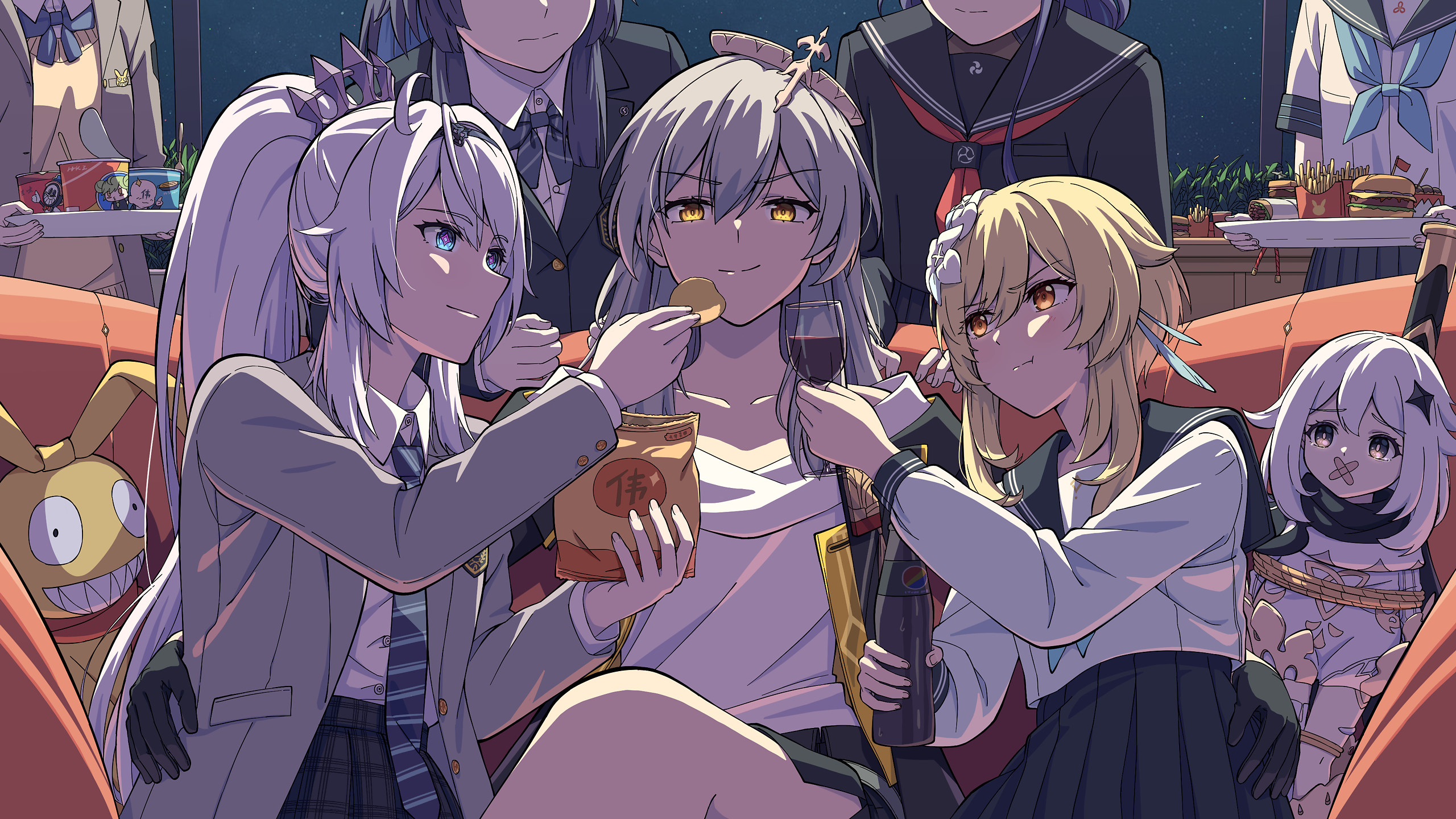 Stelle Honkai Star Rail Lumine Genshin Impact 4k Wallpaper | PixieWall