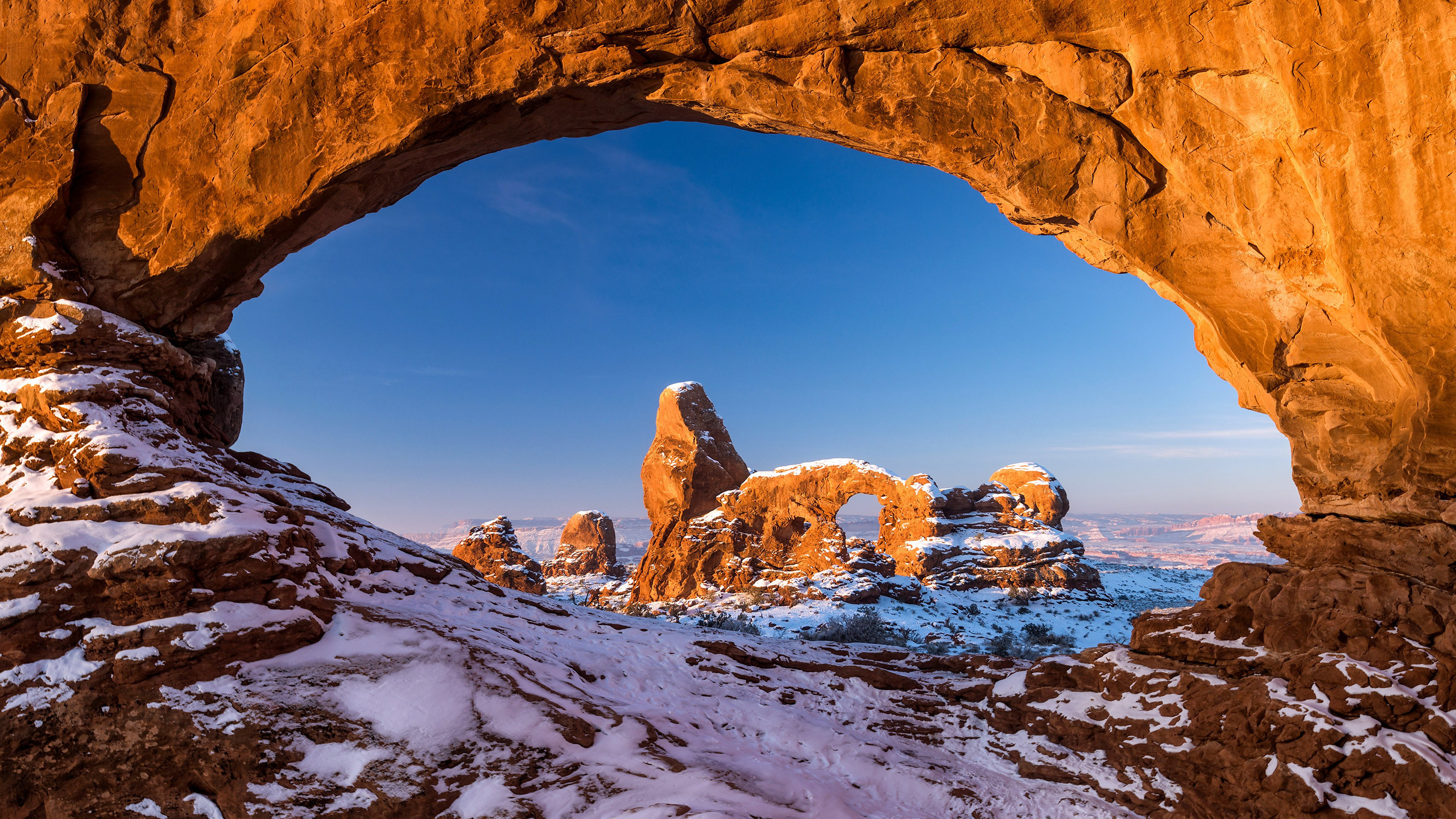 Turret Arch Arches National Park Utah 4k Wallpaper | PixieWall