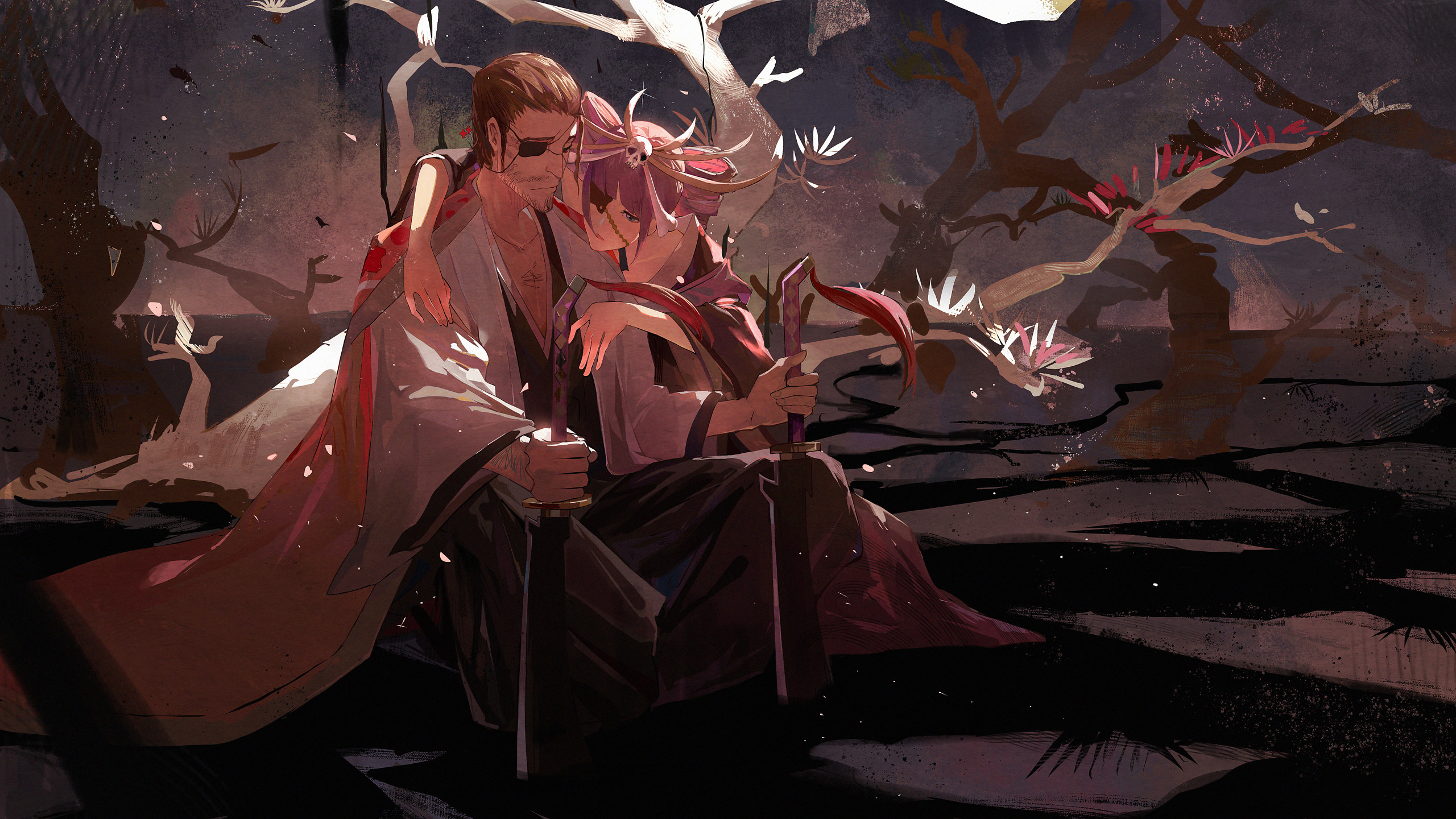 Kyouraku Shunsui And Katen Kyoukotsu Bleach 4k Wallpaper | PixieWall