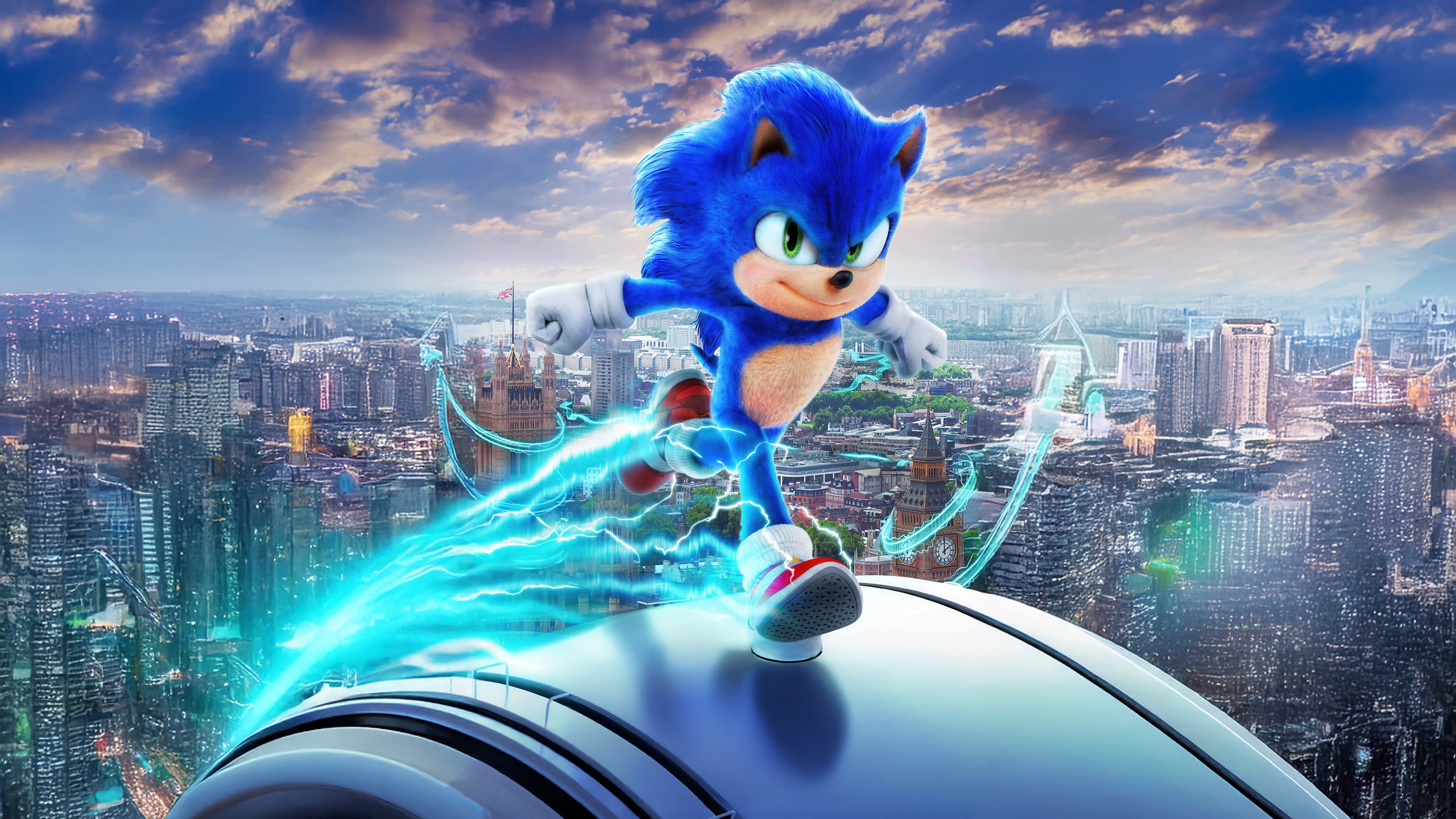Sonic The Hedgehog 3 Movie Poster 4K & 5K Wallpaper | PixieWall