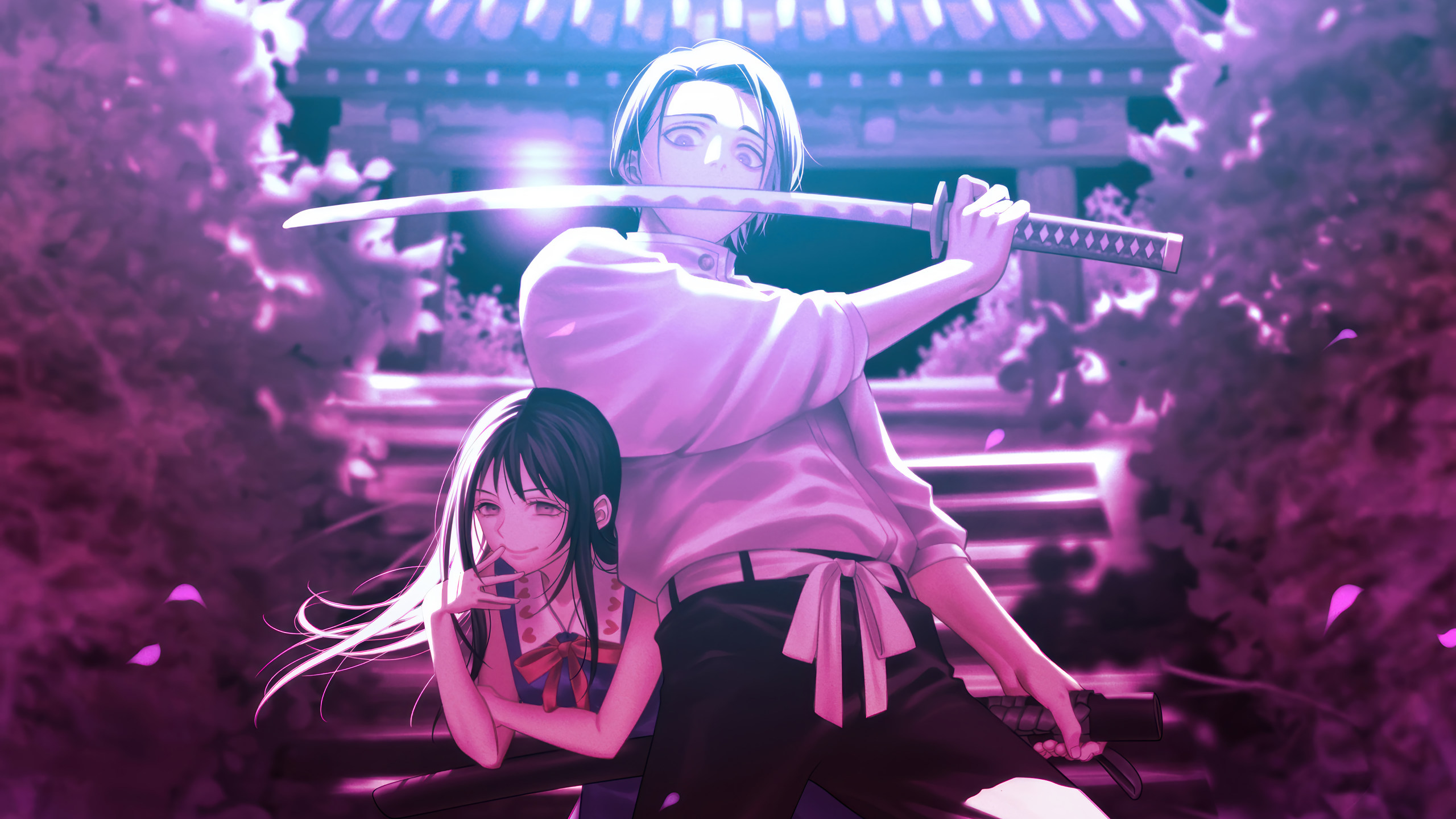 Yuta Okkotsu Jujutsu Kaisen Rika Queen Curses 4k Wallpaper | PixieWall