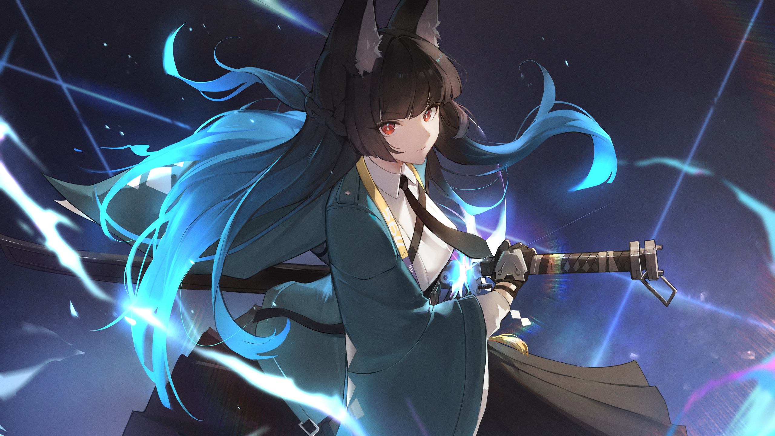 Hoshimi Miyabi Zenless Zone Zero Unsheathing 4k Wallpaper | PixieWall