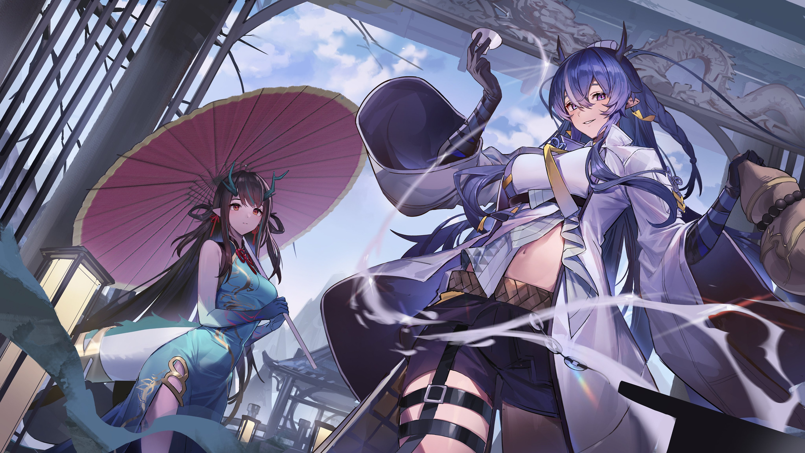 Dusk Everything Is A Miracle Ling Arknights 4k Wallpaper | PixieWall