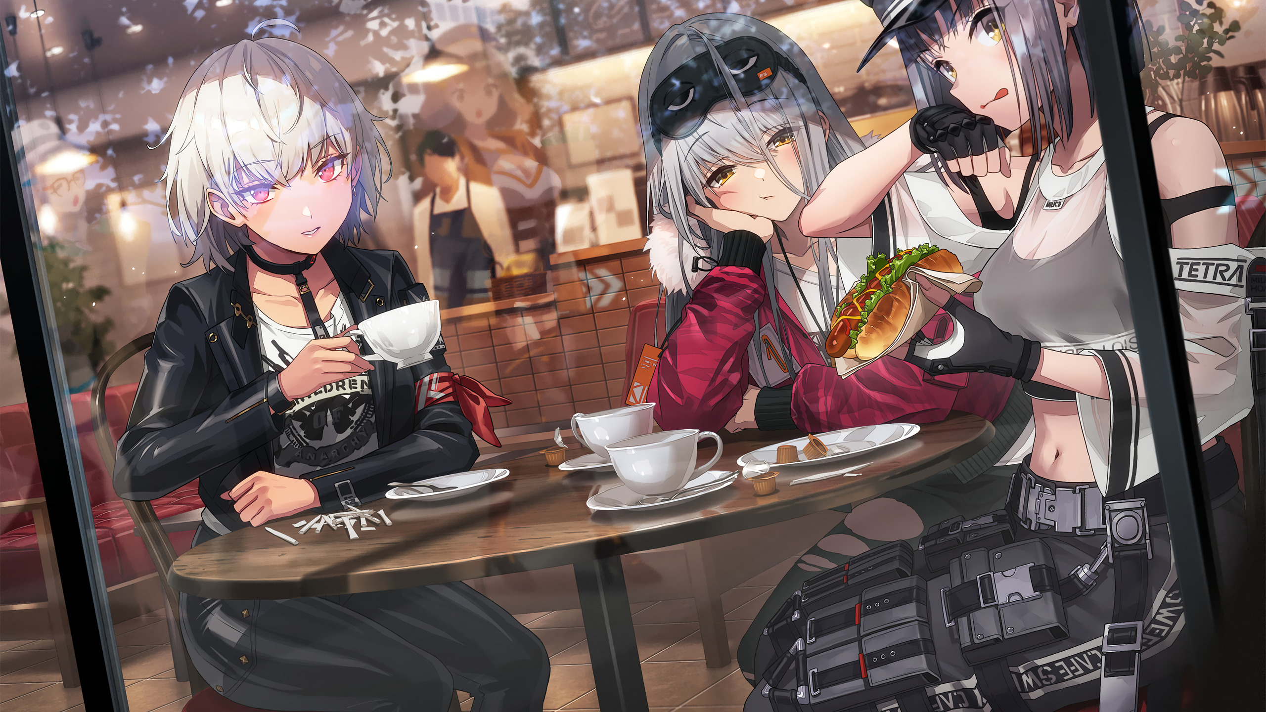 Milk Frima Sugar Nikke Coffee Shop 4k Wallpaper | PixieWall