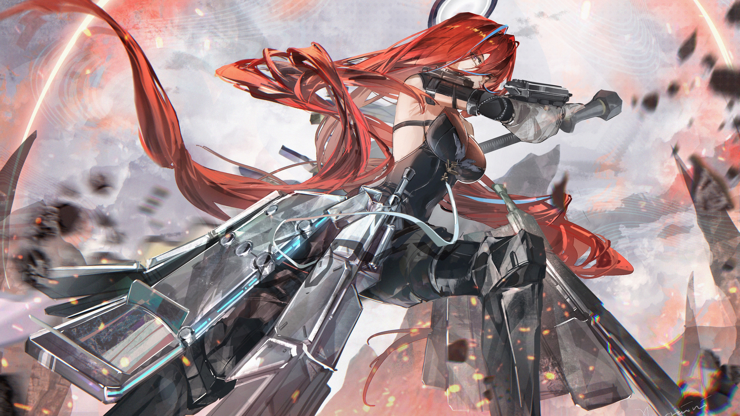 Ember Arknights Explosive Arts 4k Wallpaper | PixieWall