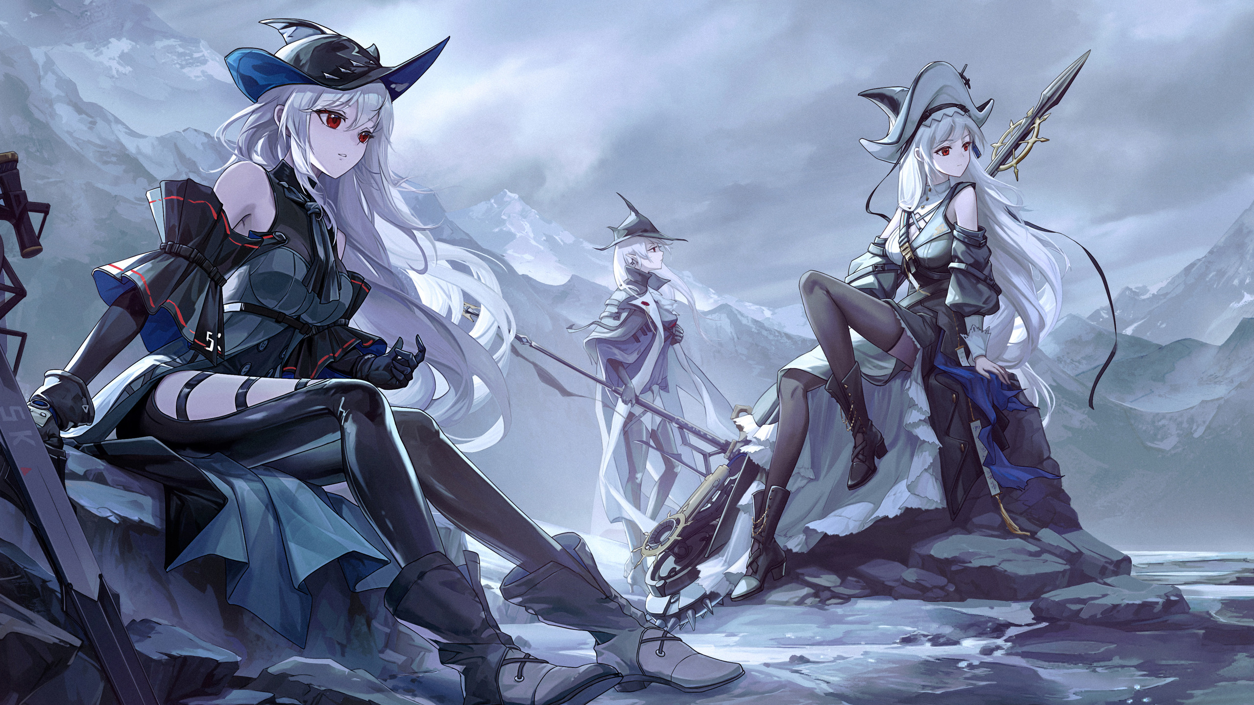 Skadi Specter Gladiia Arknights Abyssal Blade 4k Wallpaper | PixieWall