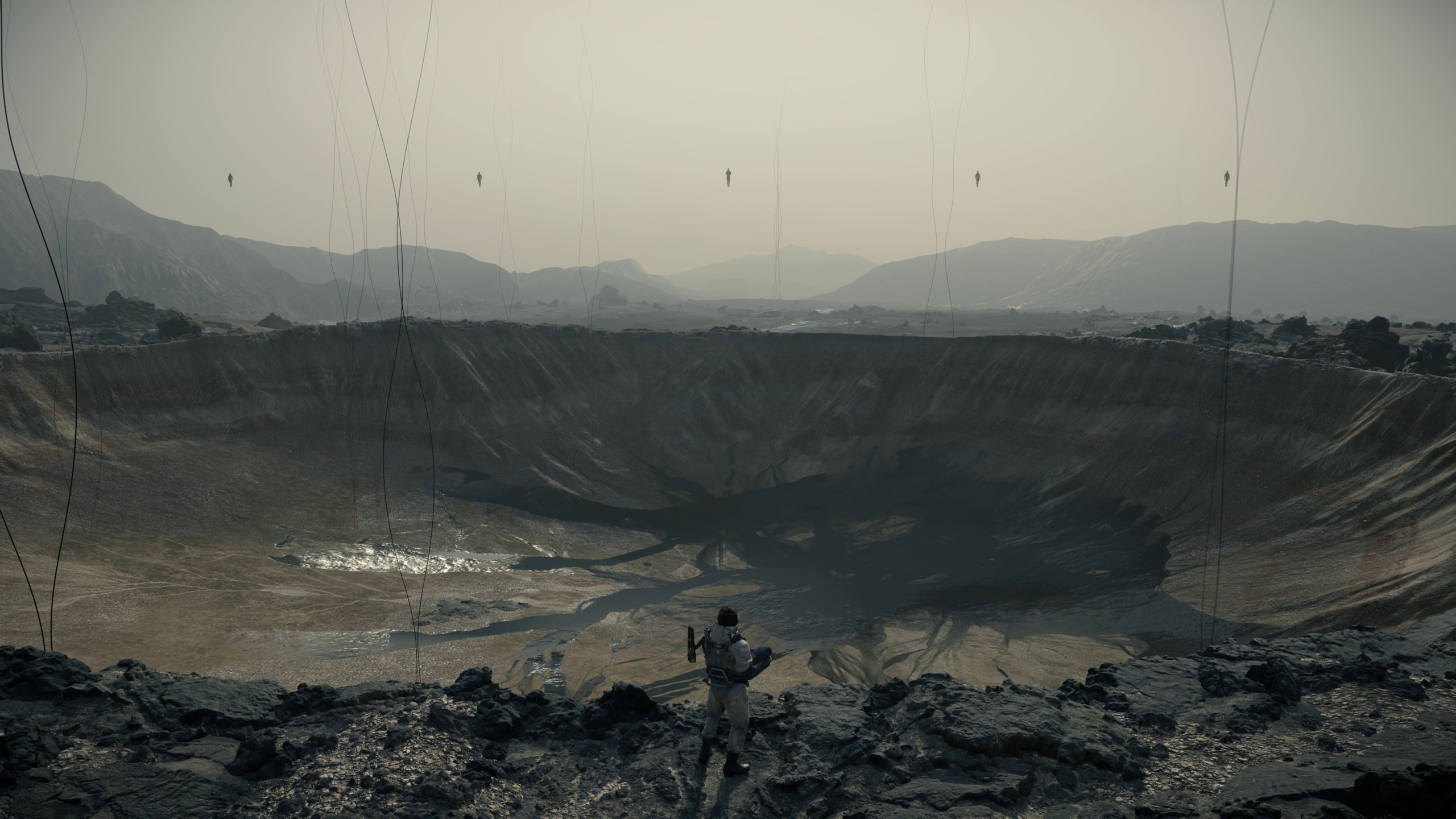 Death Stranding Giant Crater 4k Wallpaper | PixieWall