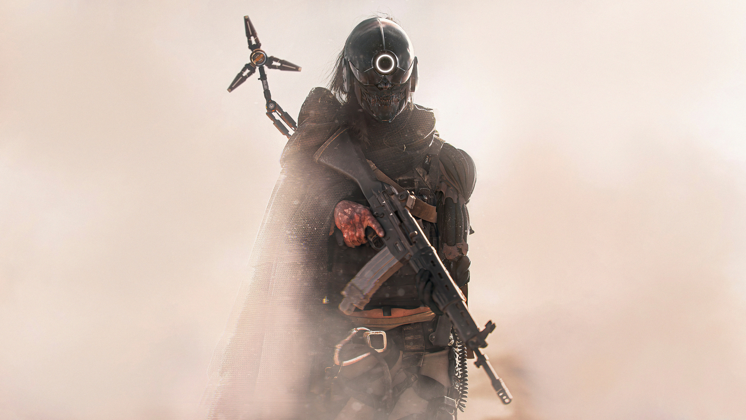 Dune Raider Death Stranding Desert 4k Wallpaper | PixieWall