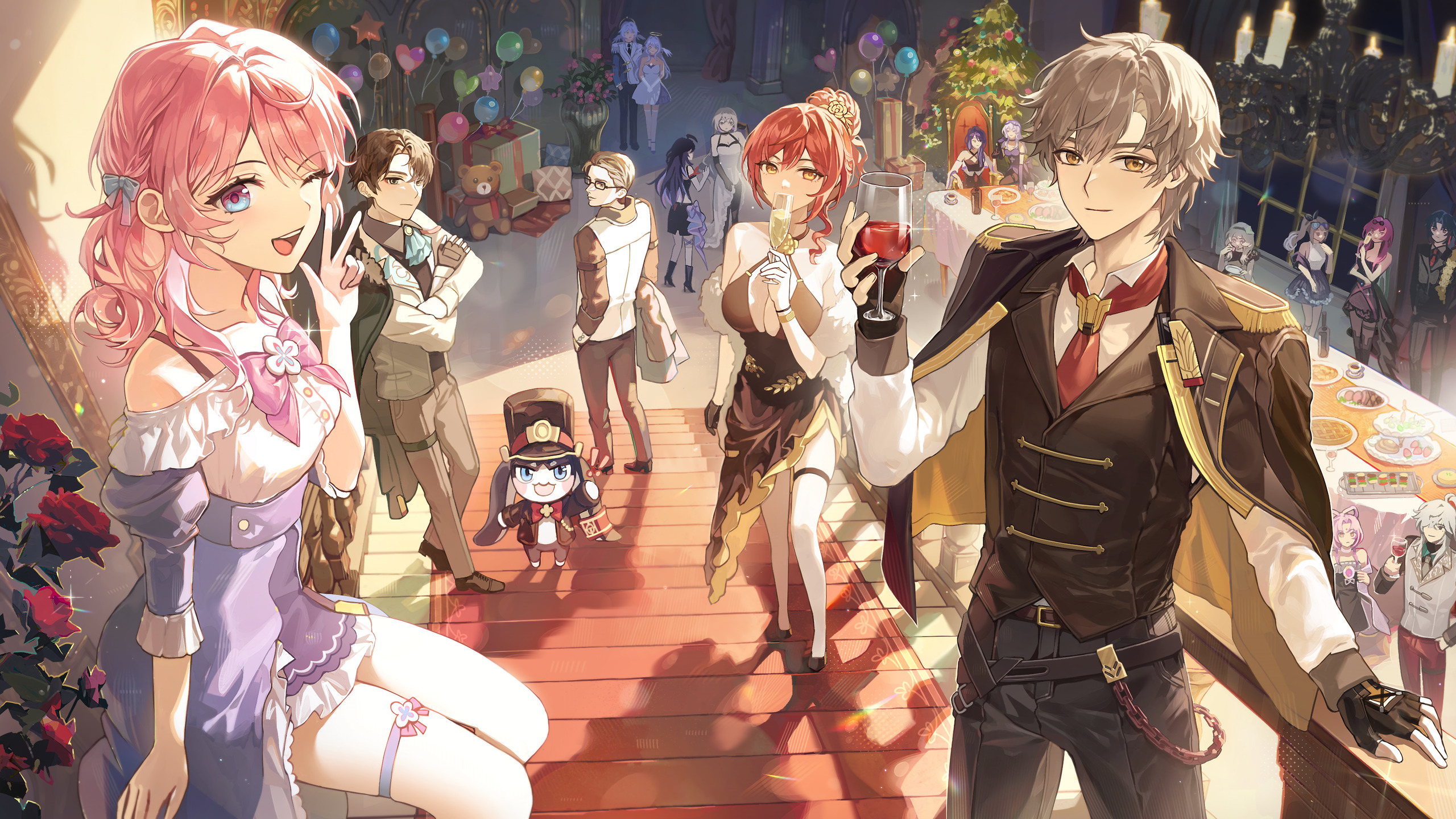 Honkai Star Rail Anniversary Party 4k Wallpaper | PixieWall