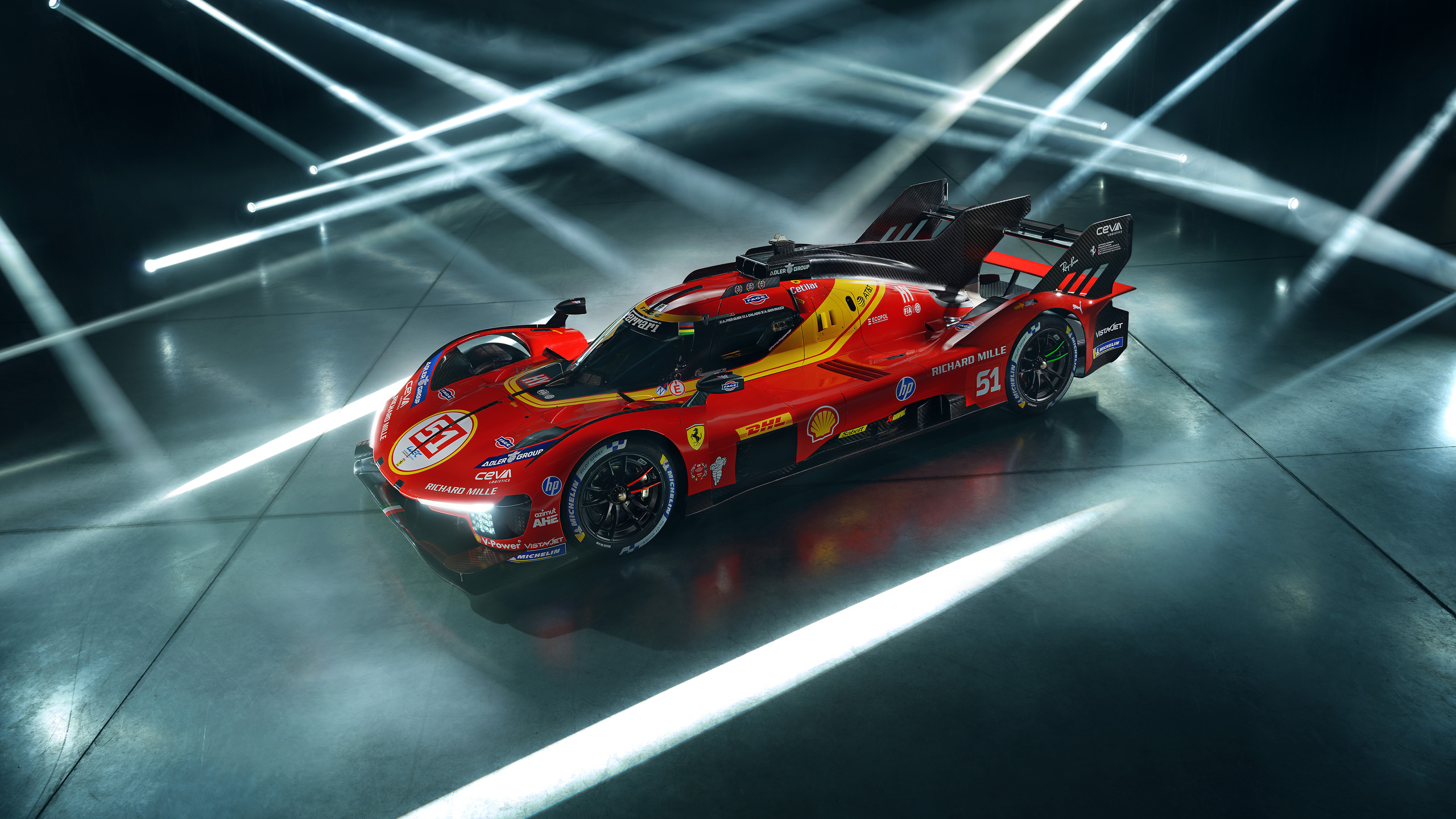 Ferrari 499p Le Mans Hypercar 8k Wallpaper | PixieWall
