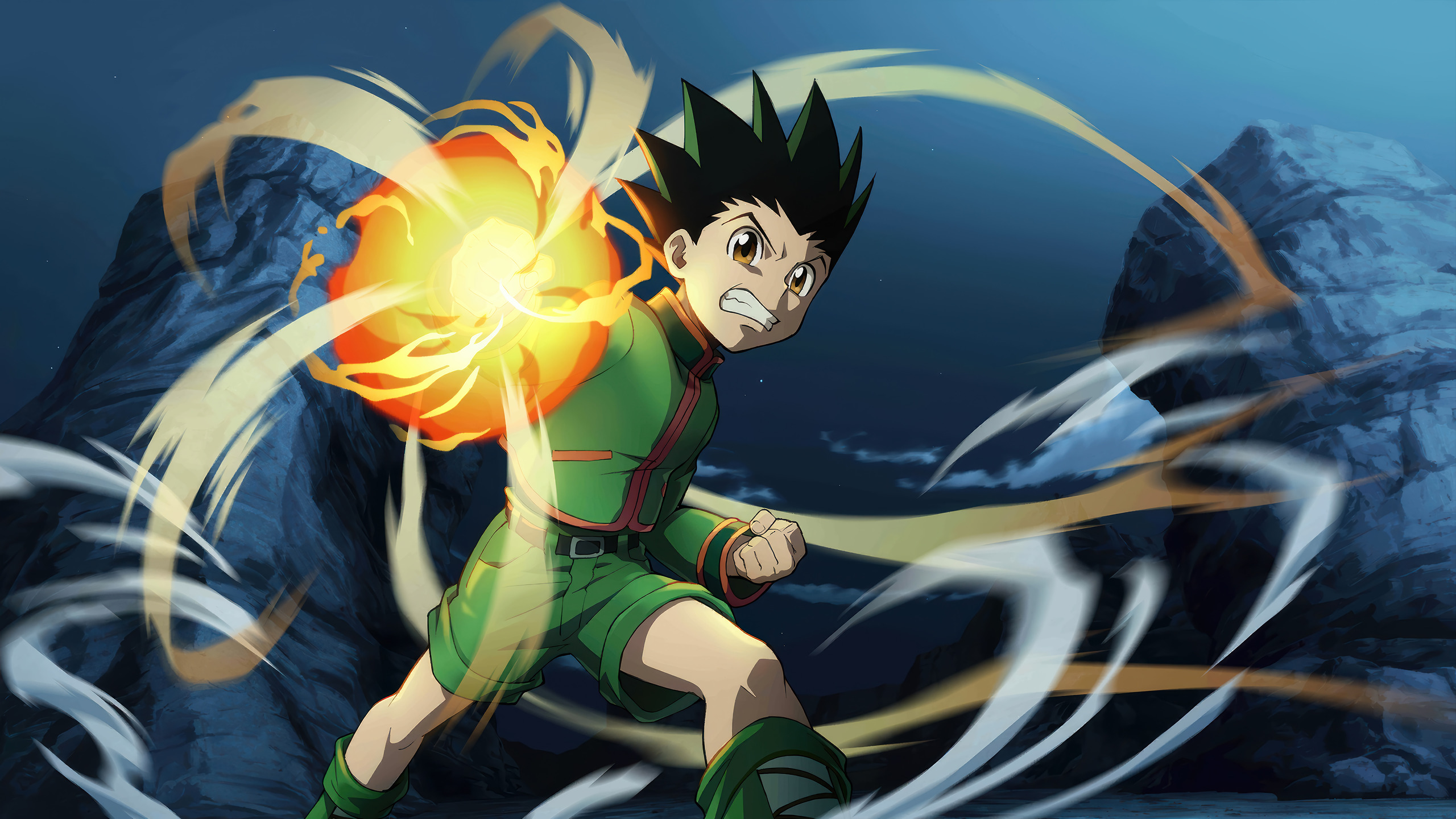 Gon Freecss Hunter X Hunter Ultimate Punch 4k Wallpaper | PixieWall