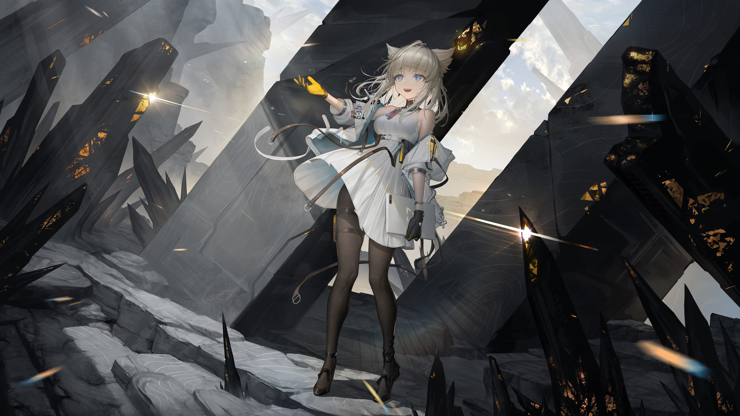 Arknights Perlica Smiling 4K & 5K Wallpaper | PixieWall