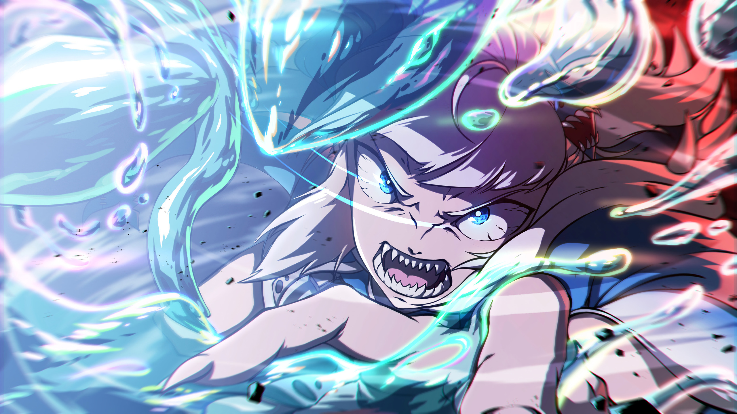 Gawr Gura Angry Hololive Myth 4k Wallpaper | PixieWall
