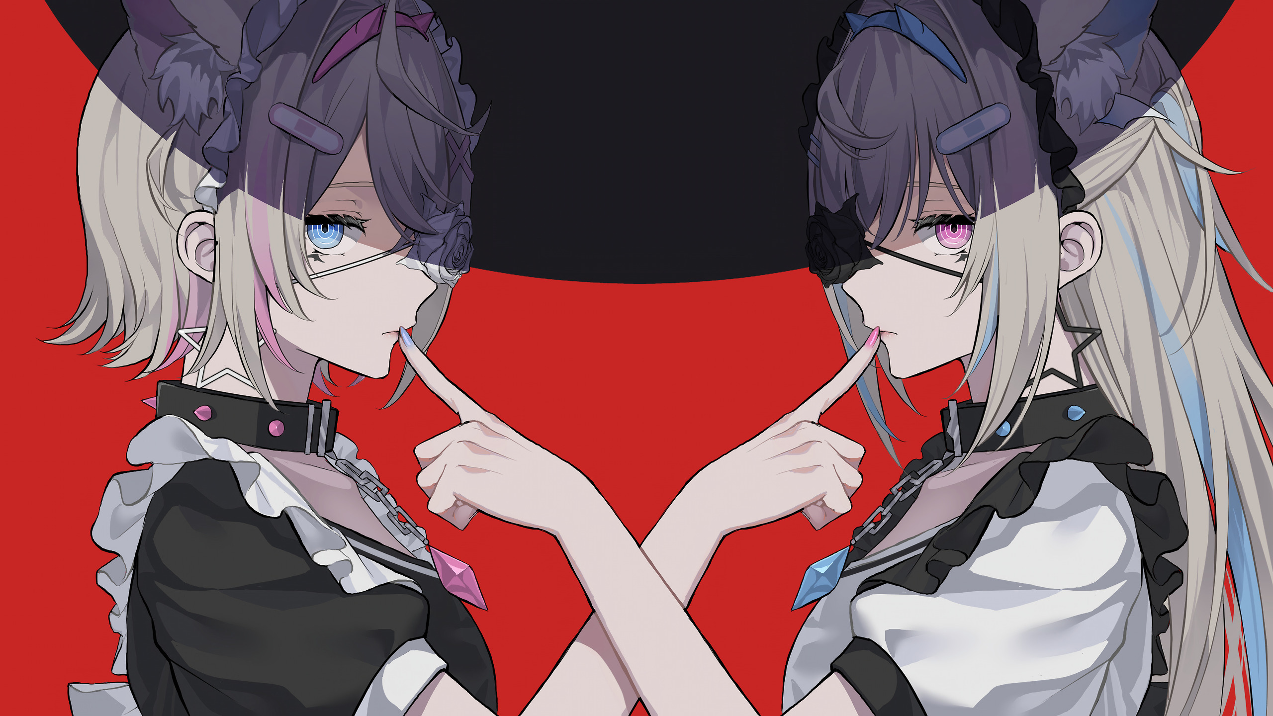 Mococo Fuwawa Identity Vocaloid 4k Wallpaper | PixieWall