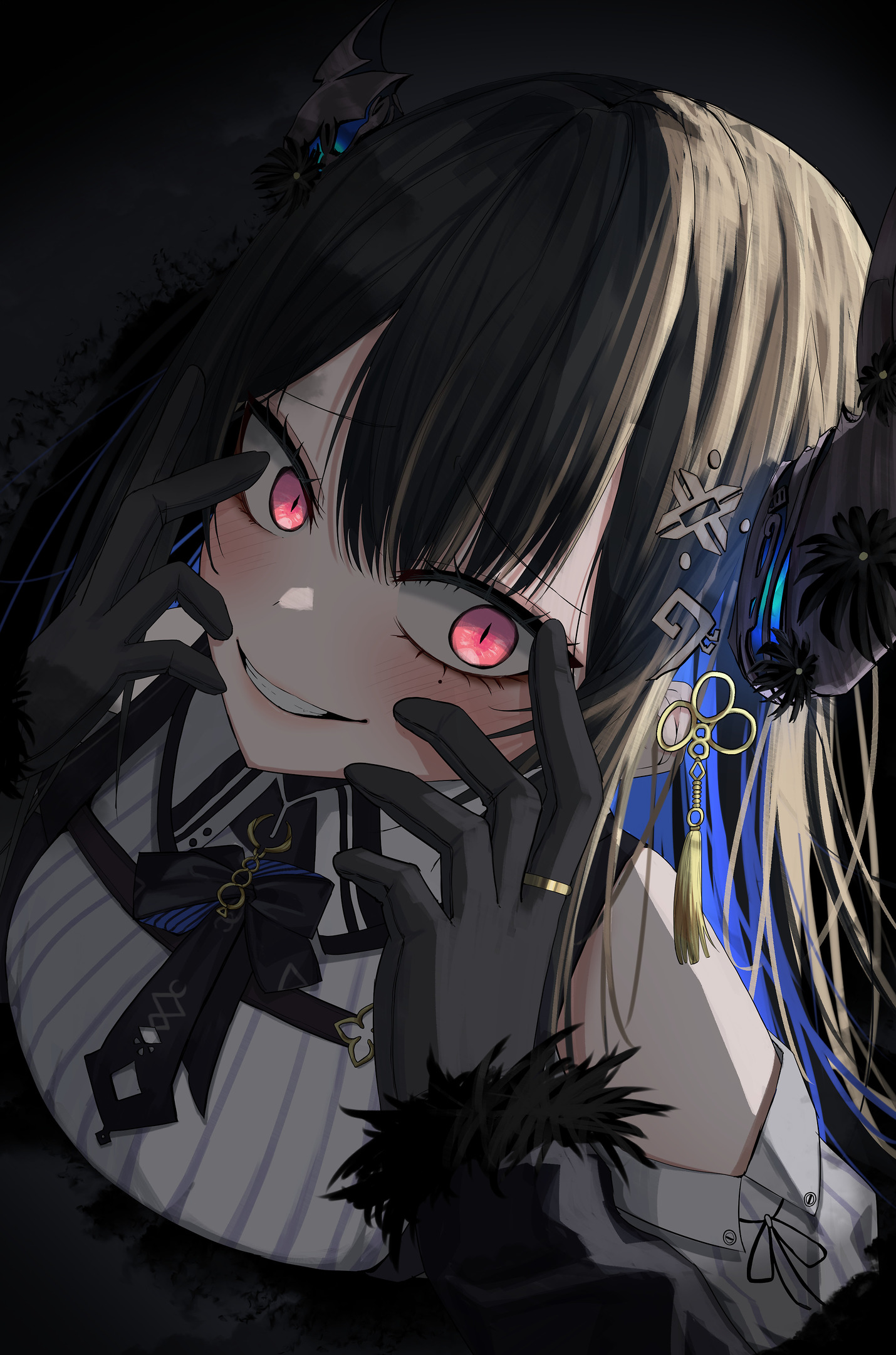 Nerissa Ravencroft Evil Smile Hololive Mobile Wallpaper | PixieWall