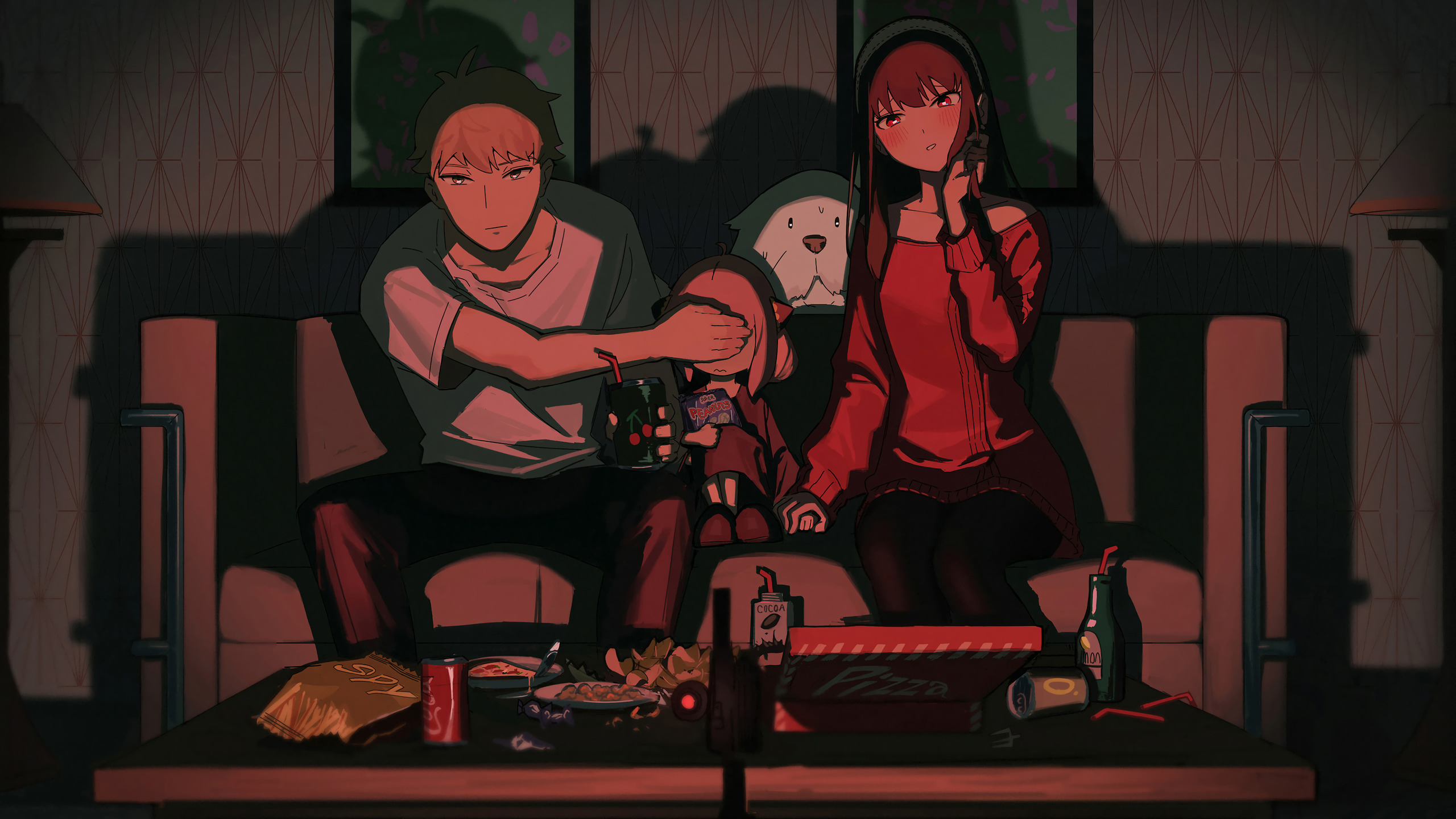 Anya Loid Yor Forger Spy X Family Scared 4k Wallpaper | PixieWall