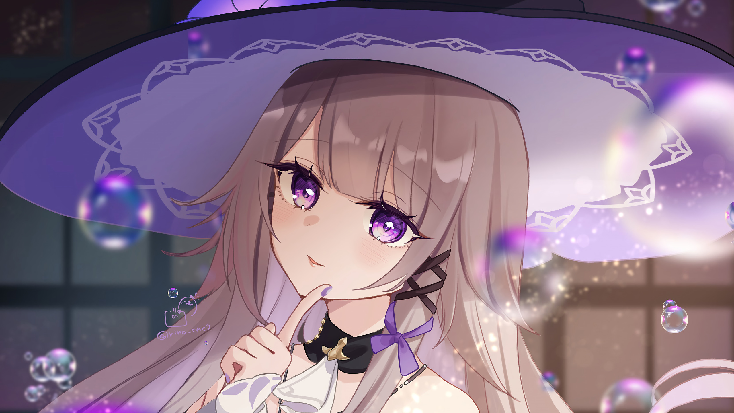 Herta Honkai Star Rail Bubbles 4k Wallpaper | PixieWall