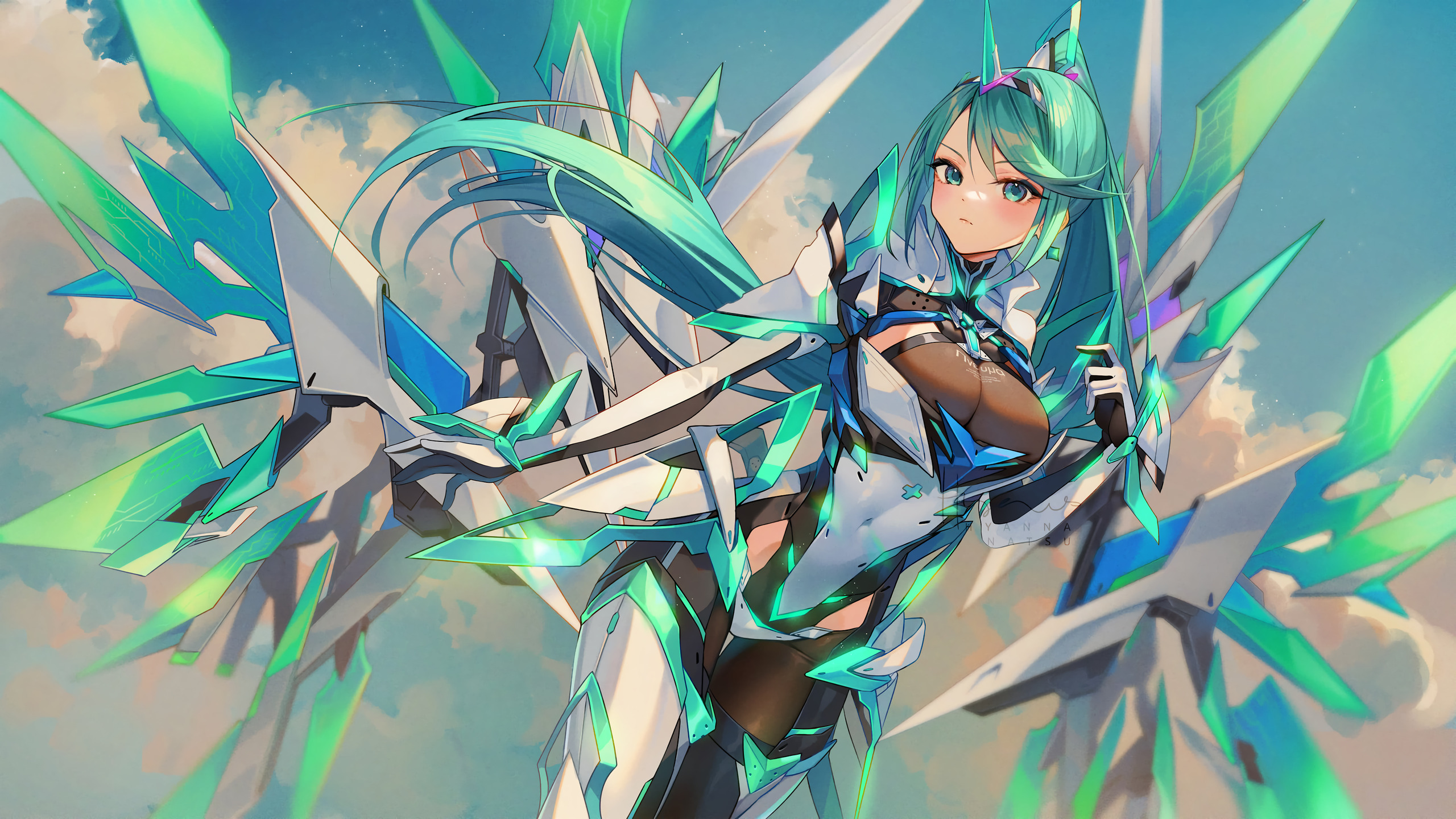 Pneuma Xenoblade Mechanical Wings 4k Wallpaper | PixieWall