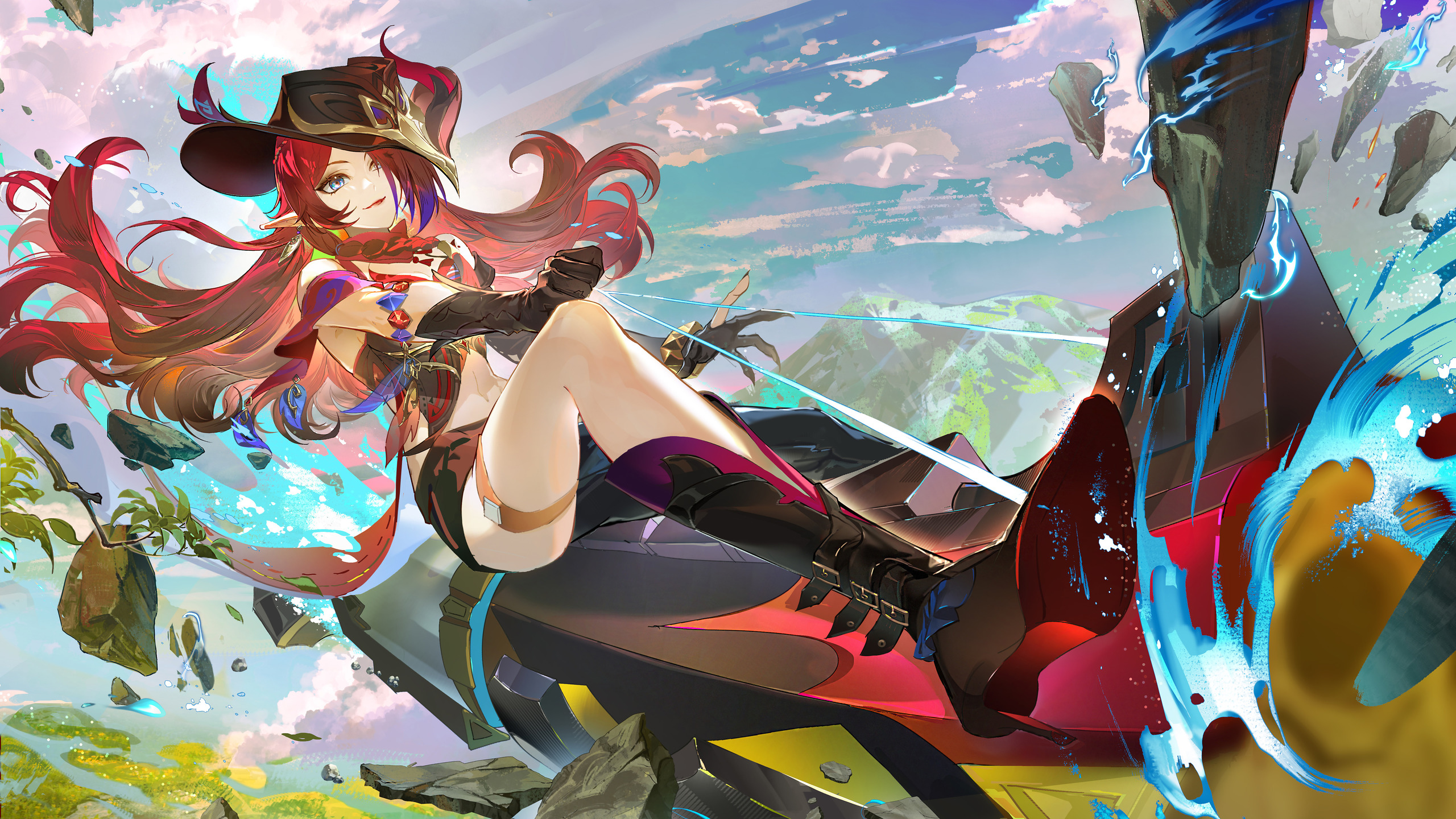 Chasca Genshin Natlan Aero Shooter 4K & 5K Wallpaper | PixieWall