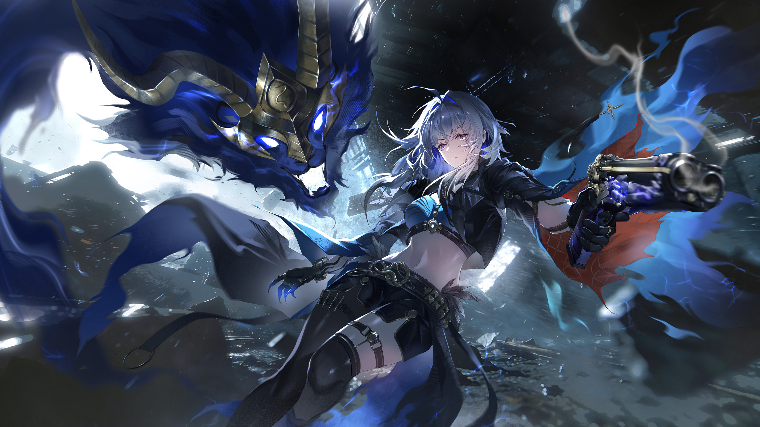 Chimera Galbrena Wuthering Waves Gun 4K & 5K Wallpaper | PixieWall