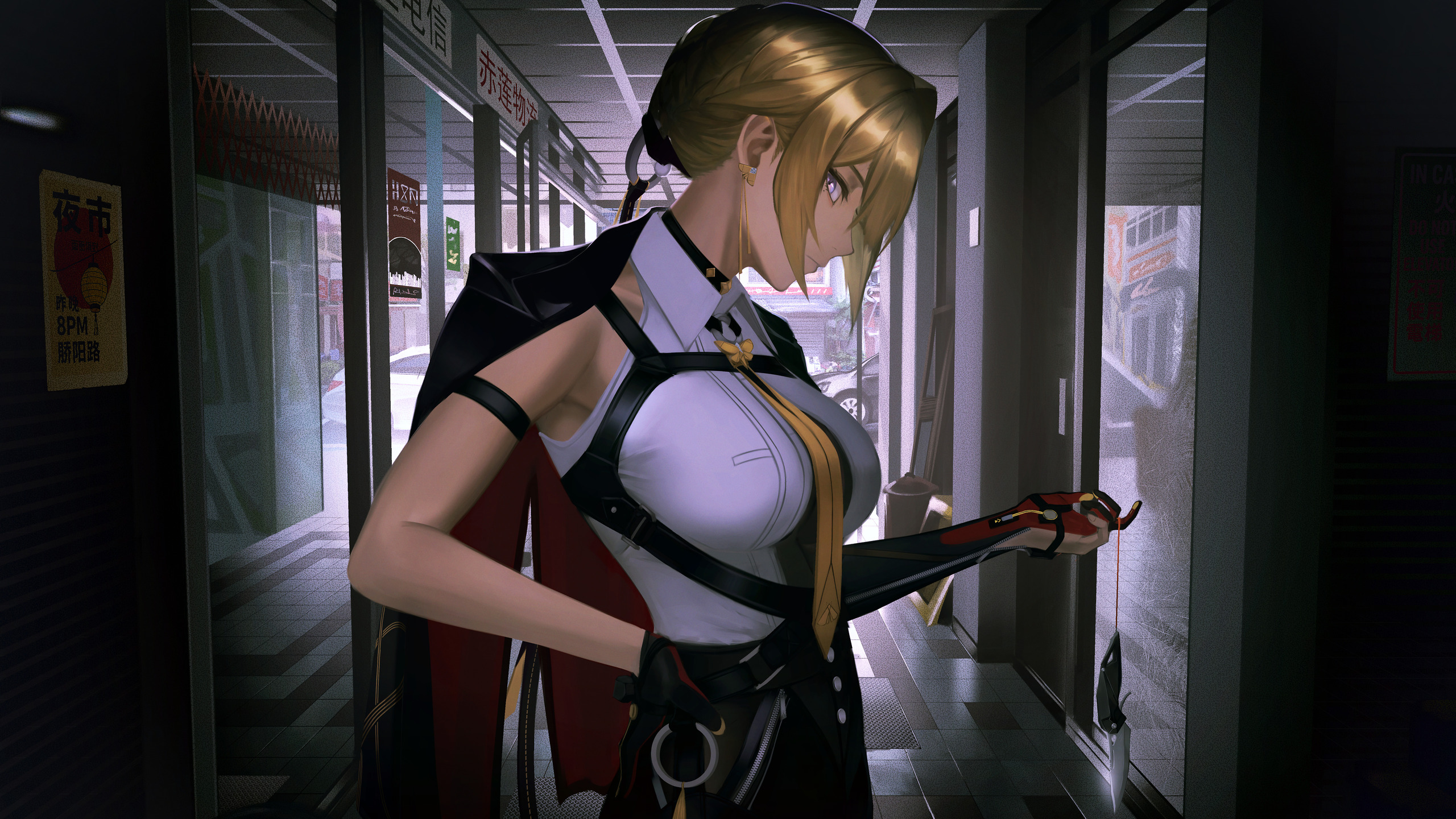 Evelyn Chevalier Professional Attire 4K & 5K Wallpaper | PixieWall