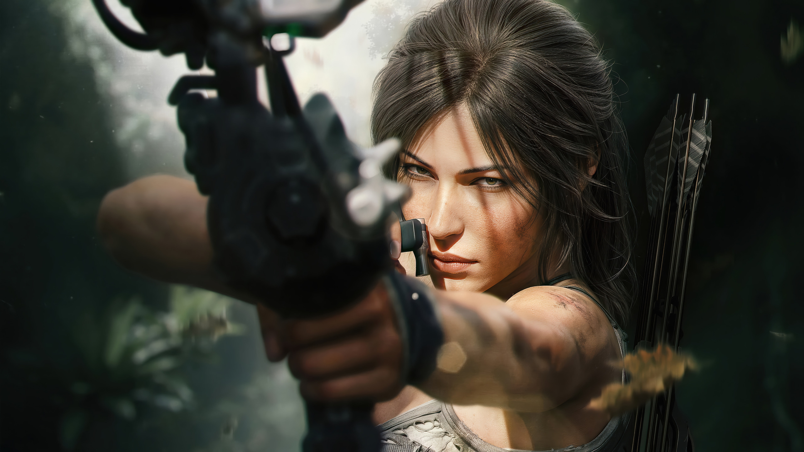 Lara Croft Tomb Raider Delta Force 4k Wallpaper | PixieWall