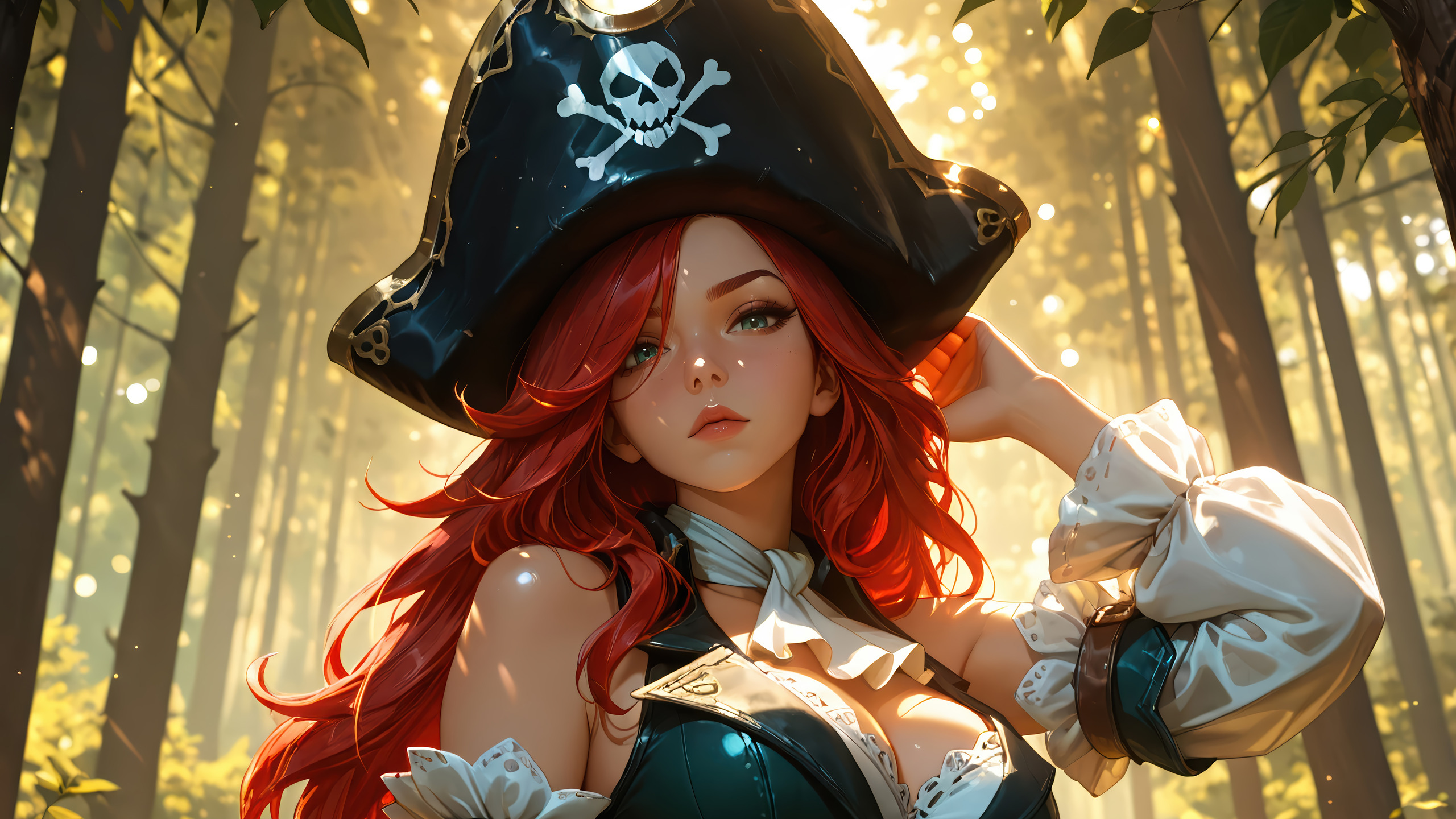 Miss Fortune League Of Legends Pirate 4k Wallpaper | PixieWall