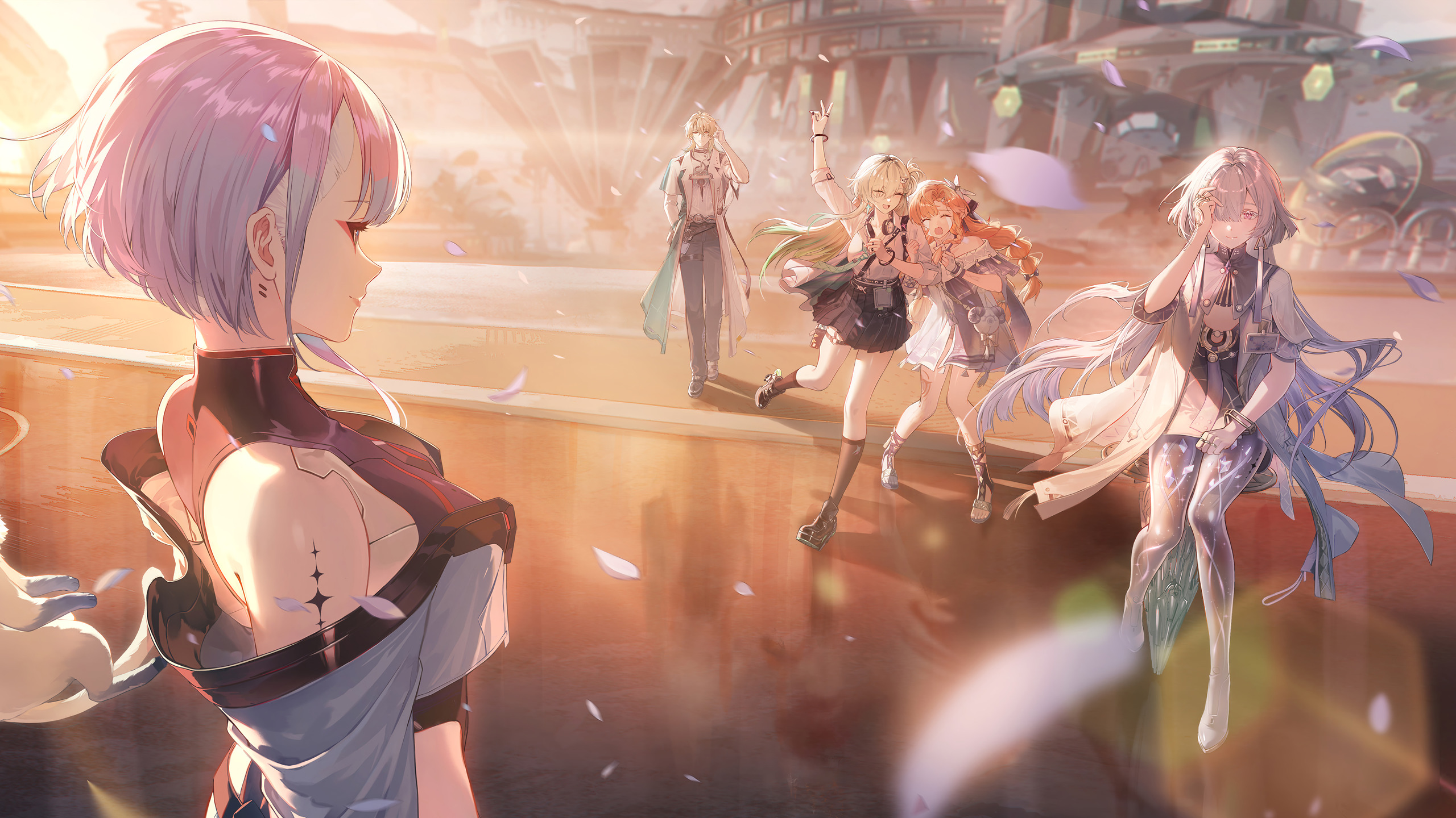 Wuwa Cyberpunk Lucy Mornye Lynae 4k Wallpaper | PixieWall