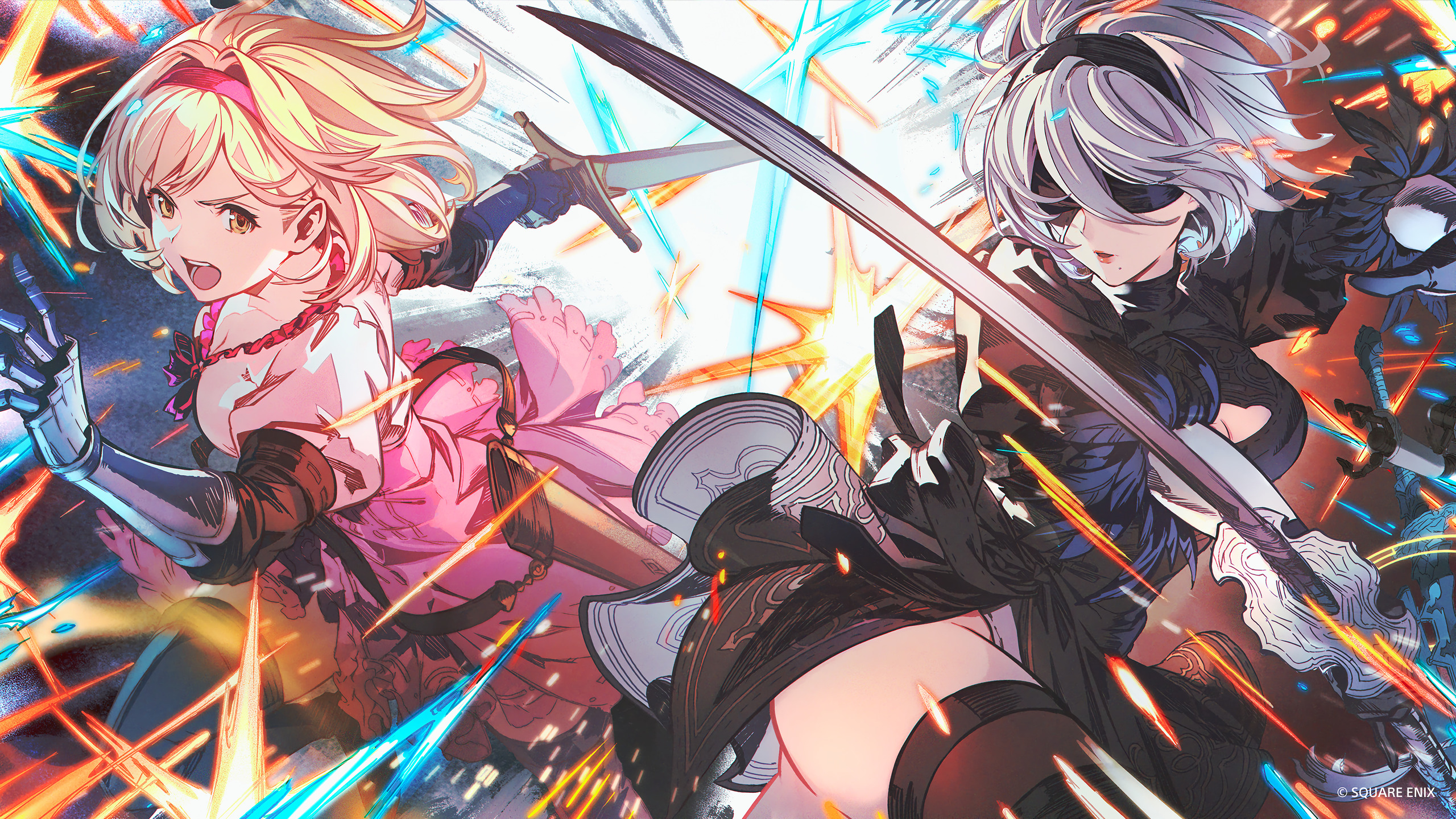 Granblue Fantasy Nier Automata Crossover 4k Wallpaper | PixieWall