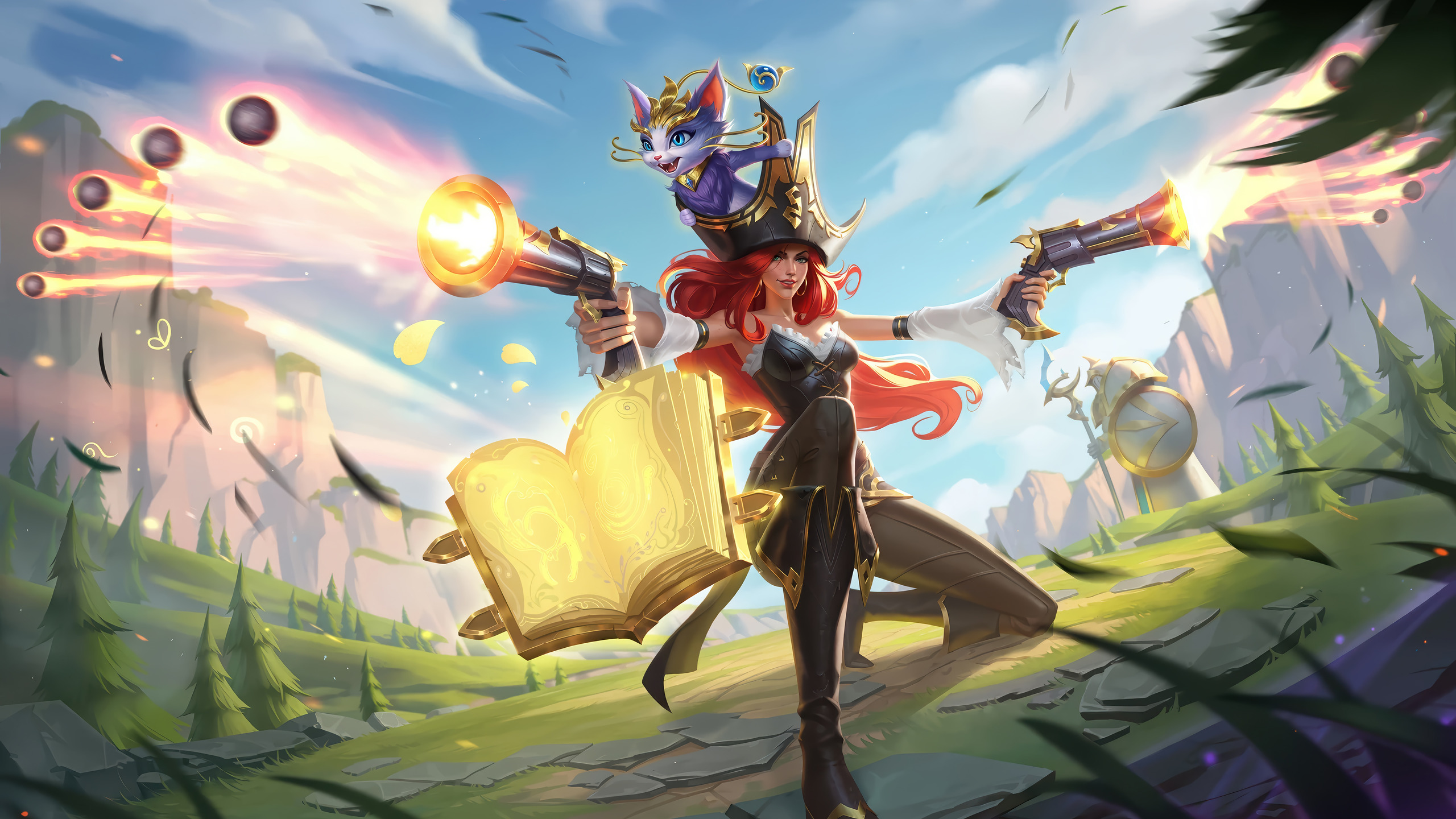 Miss Fortune Yuumi League Of Legends 4k Wallpaper | PixieWall